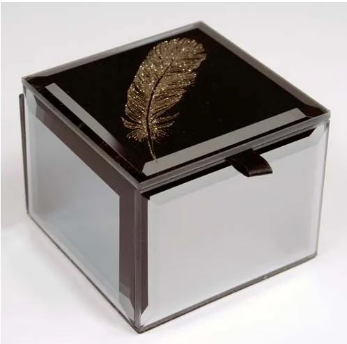 Bling Mini Trinket Box - Feather – Nextra Bateau Bay