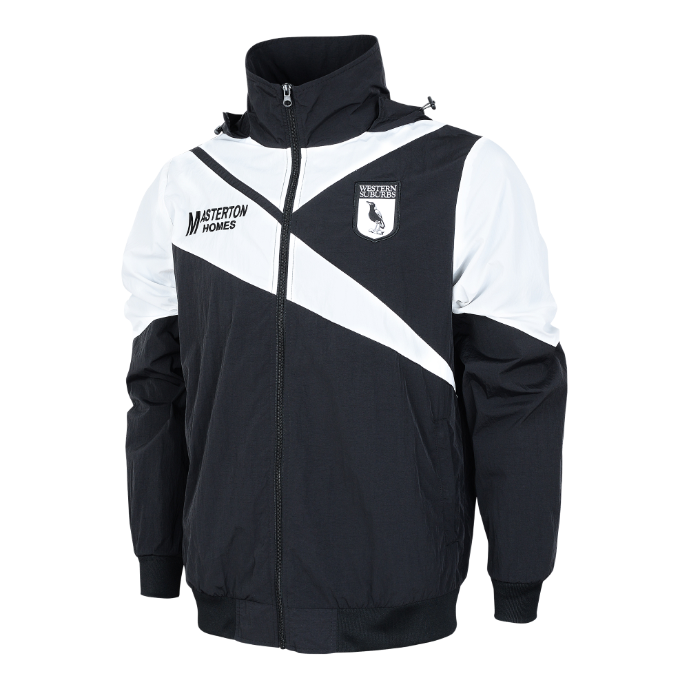 NRL Retro Track Jacket - Magpies – Nextra Bateau Bay