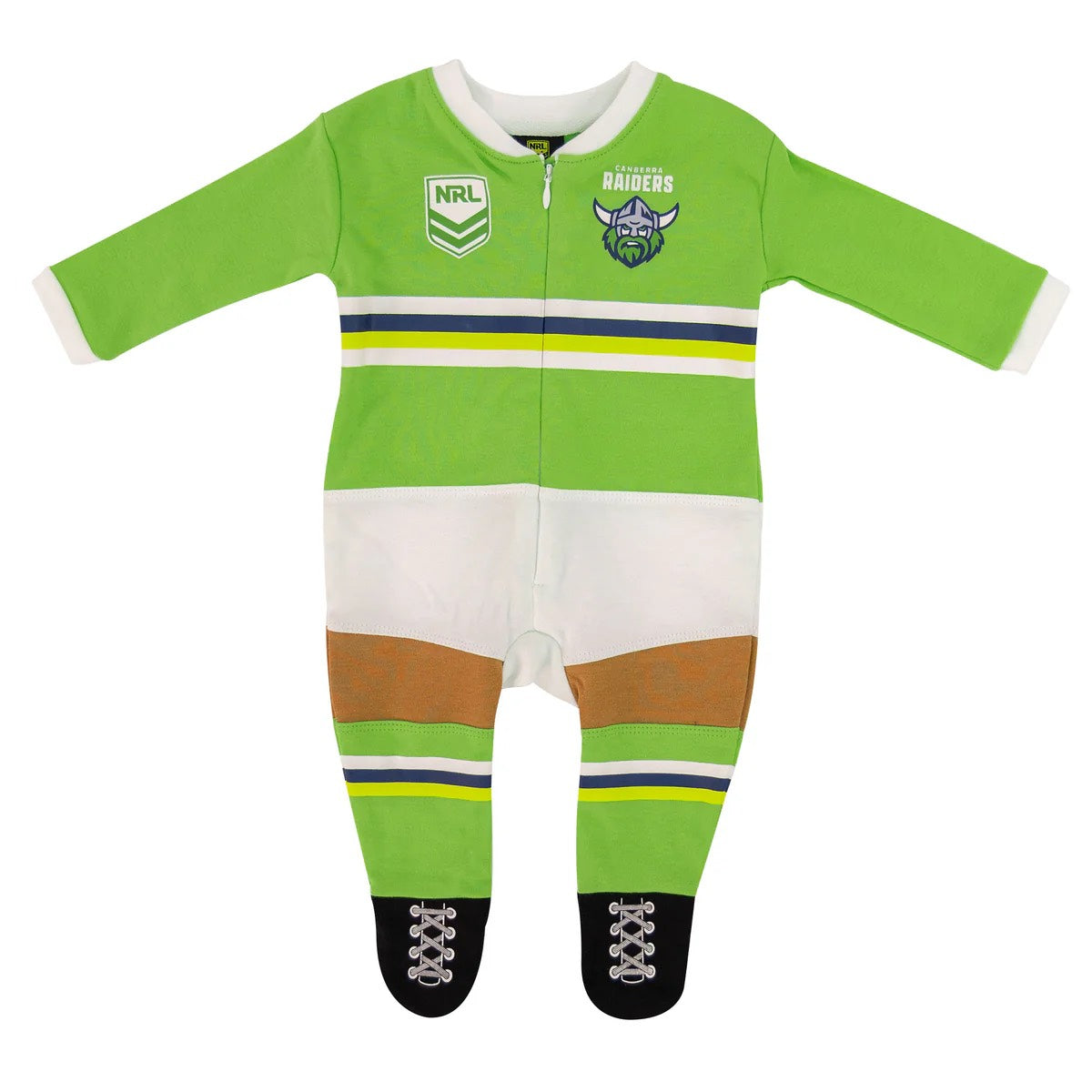 NRL Infant Footysuit - Raiders – Nextra Bateau Bay