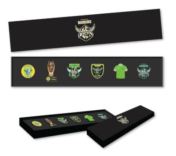 NRL Pin Set - Canberra Raiders – Nextra Bateau Bay