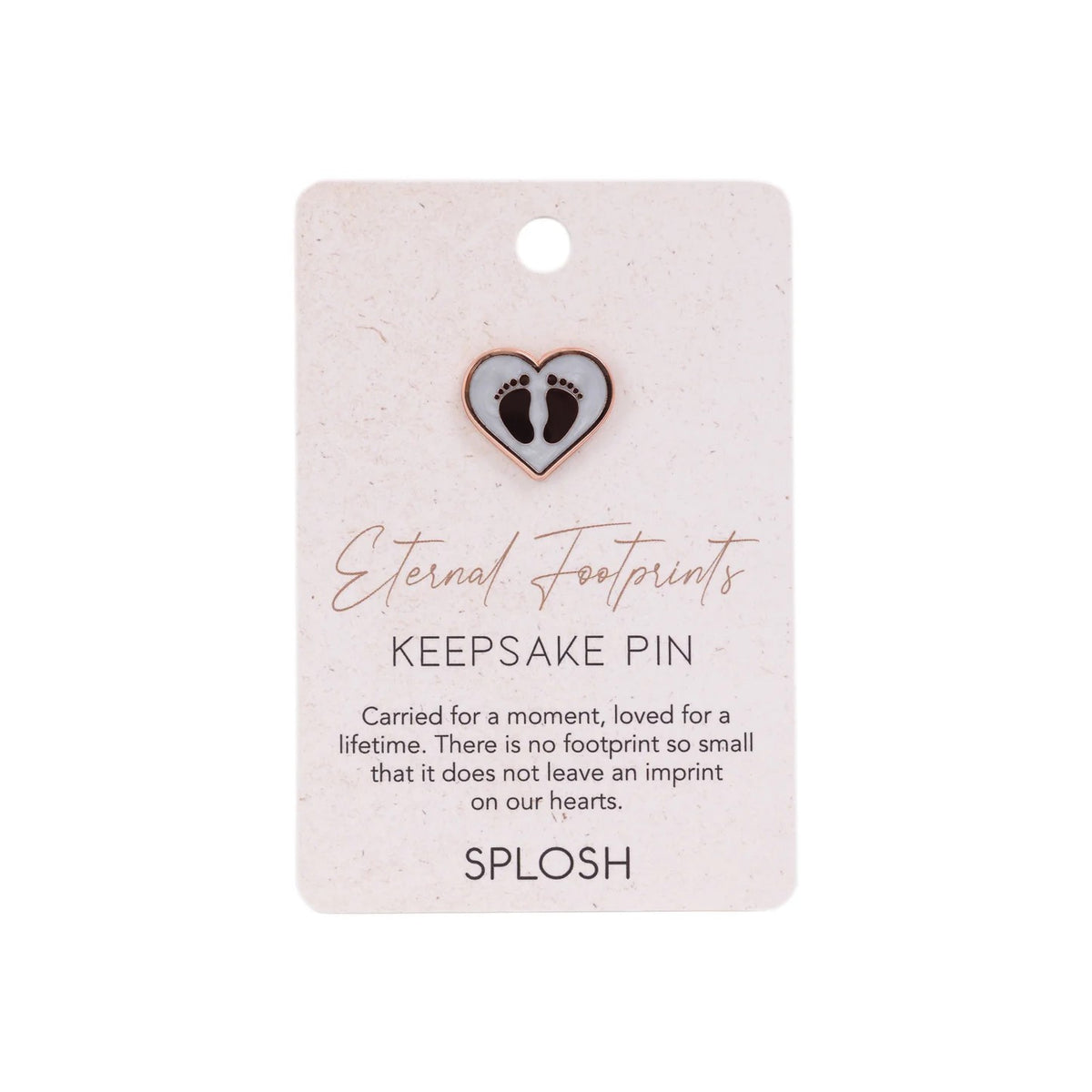 Splosh Keepsake Pin - Eternal Footprints – Nextra Bateau Bay