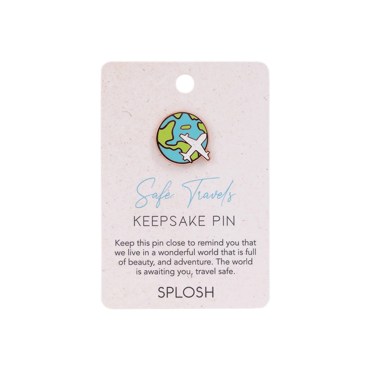 Splosh Keepsake Pin - Safe Travels – Nextra Bateau Bay